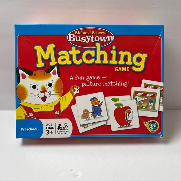 richard scarry busytown | Toys | Richard Scarrys Busytown Matching Game ...